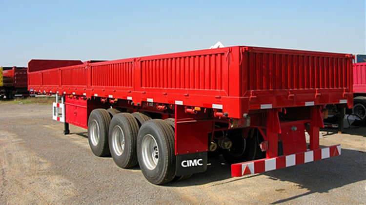 CIMC 3 Axle 60t Drop-Side Body Trailer for Sale in Malawi