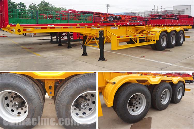 CIMC Tri Axle 40ft Container Chassis for Sale in Rwanda