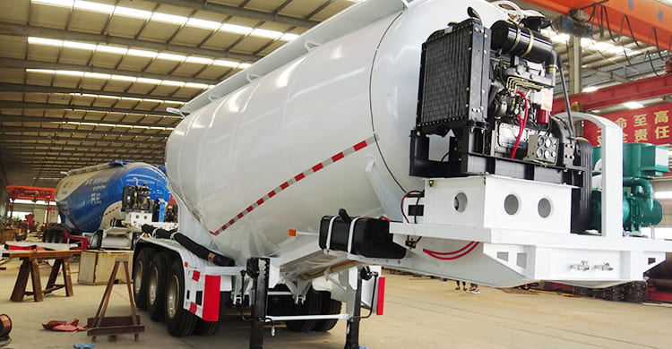 CIMC 33CBM Dry Bulk Cement Tanker Trailer for Sale in Zimbabwe