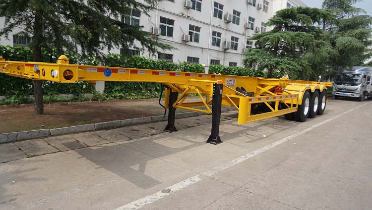 Tri Axle 40ft Skeletal Trailer for Sale in Namibia - CIMC Trailer