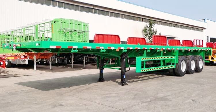 3 Axle 40 Foot Flatbed Tractor Trailers for Sale in Jamaica