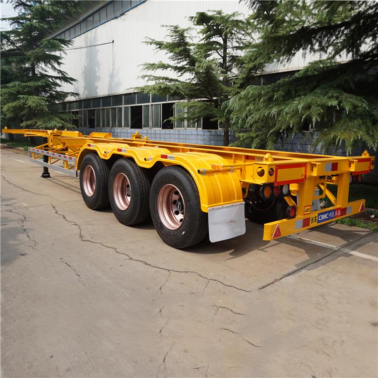 Tri Axle 40ft Skeletal Trailer for Sale in Namibia - CIMC Trailer